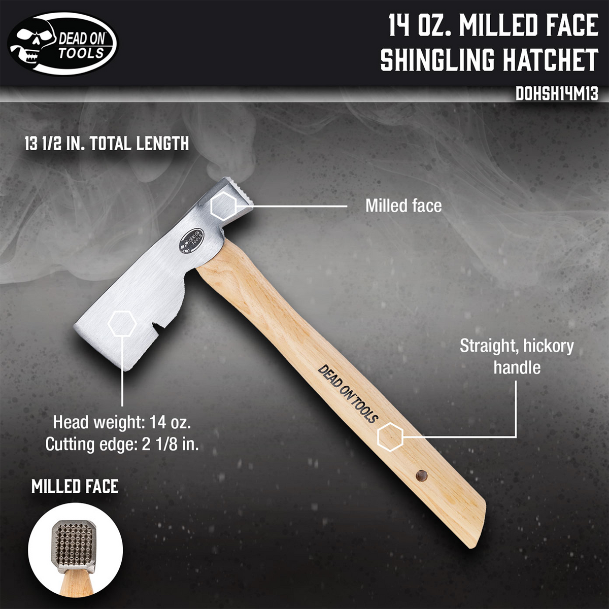 14 oz. Milled Face Shingling Hatchet