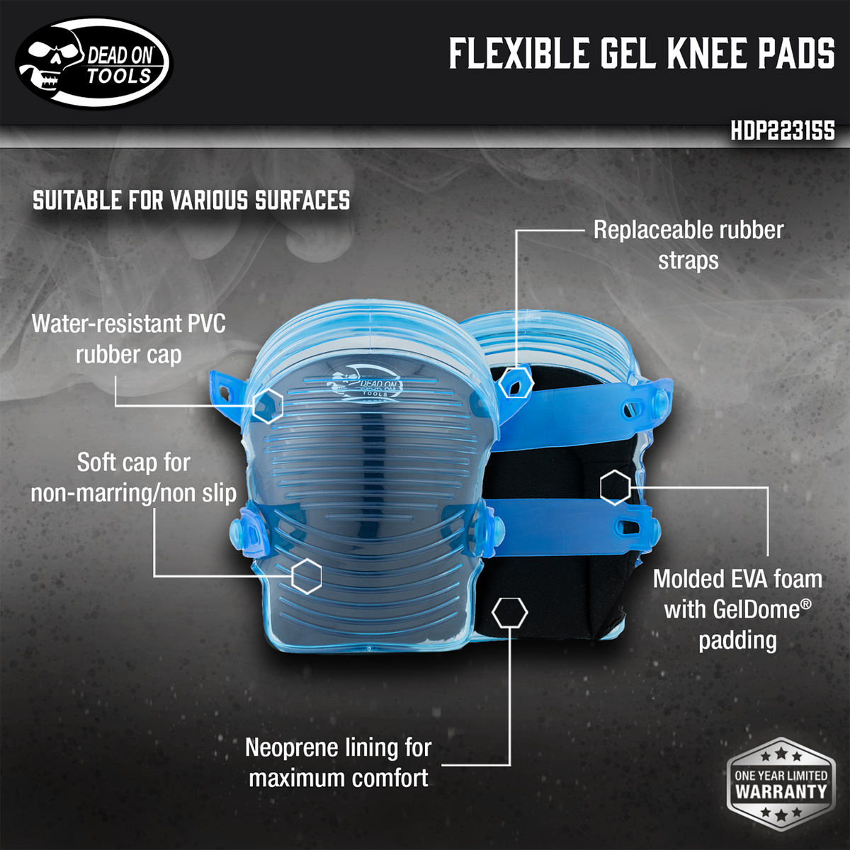 Flexible Gel Knee Pads